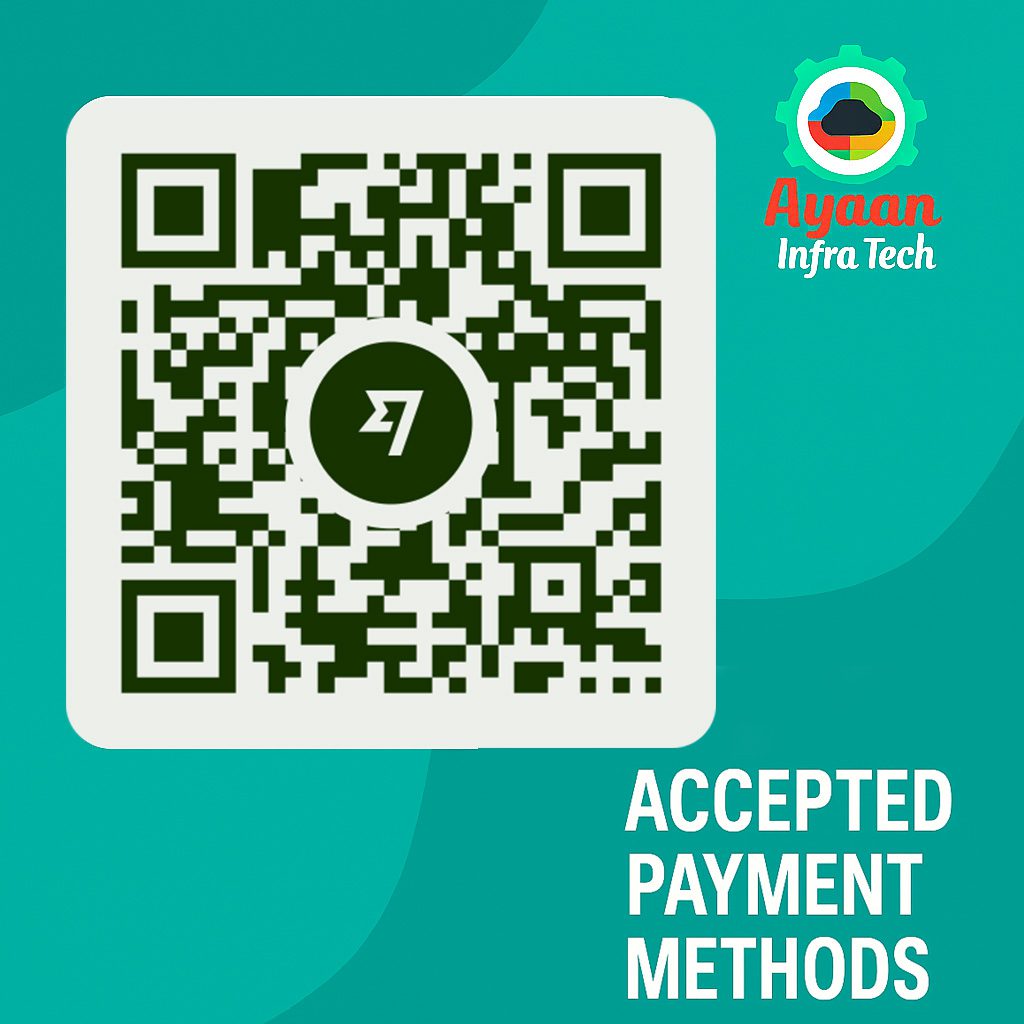Accepted Payment Methods | Ayaan Infra Tech